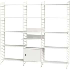 String Hylla Kombination Q Vardagsrum, Vit / Beige Lackerat stål ...