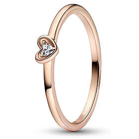 Pandora Moments Ring Stackable Radiant Heart ring 182495C01-50, Från 531 kr