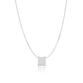 Sif Jakobs Felline Concavo Sterling Silver Halsband Med Zirconia SJ-P2391-CZ, Från 525 kr
