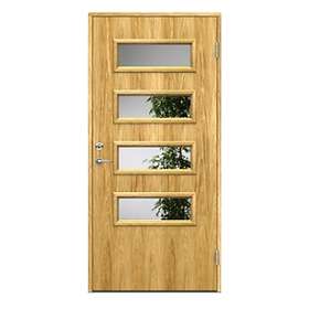 Best pris på Swedoor Jeld-Wen Ytterdør Function Elbe RC3 Glass 10x20 ...