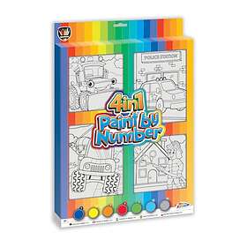 Best pris på Grafix Paint by number Gutter Fargeleggingsbøker ...