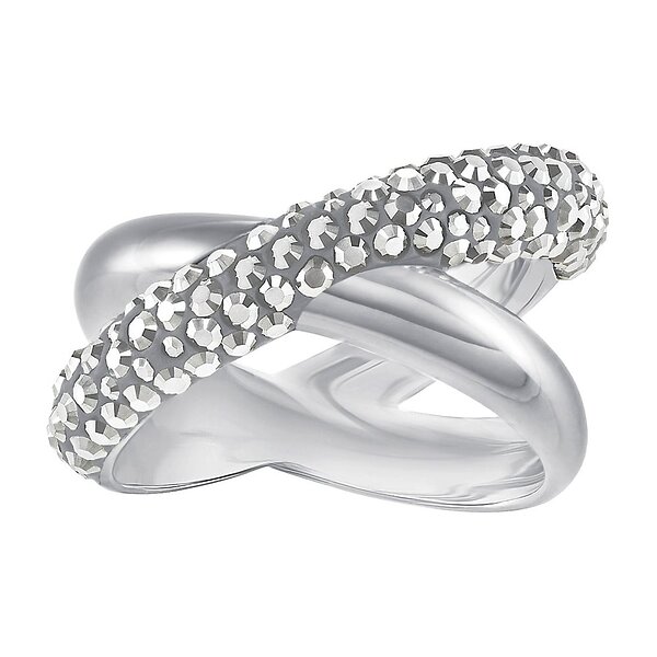 Swarovski Crystaldust Cross Grå Ring 5348408 - PriceSpy