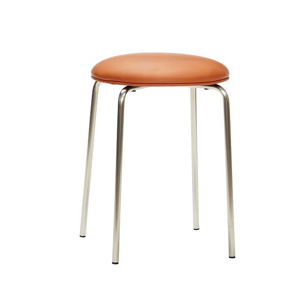 Hübsch Pall Foldeskammel H48cm Metall-nikkel-brun - Find den bedste ...